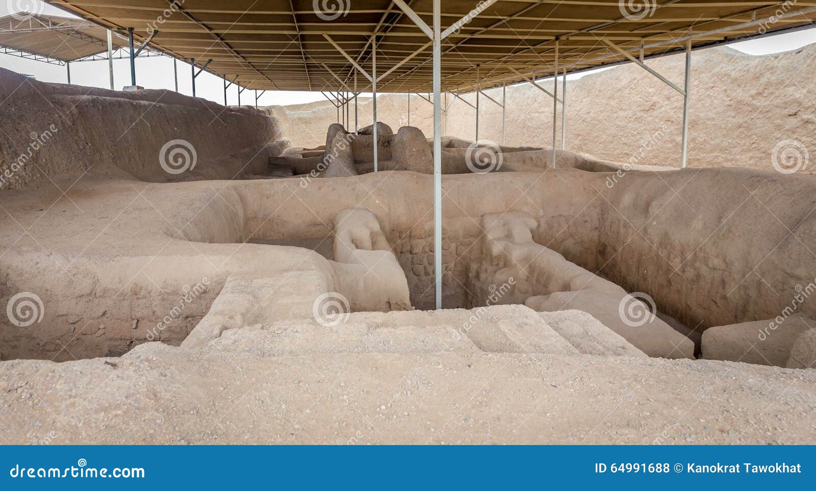The Ancient Ruins of Chan Chan in Peru Stock Photo - Image of adventure ...