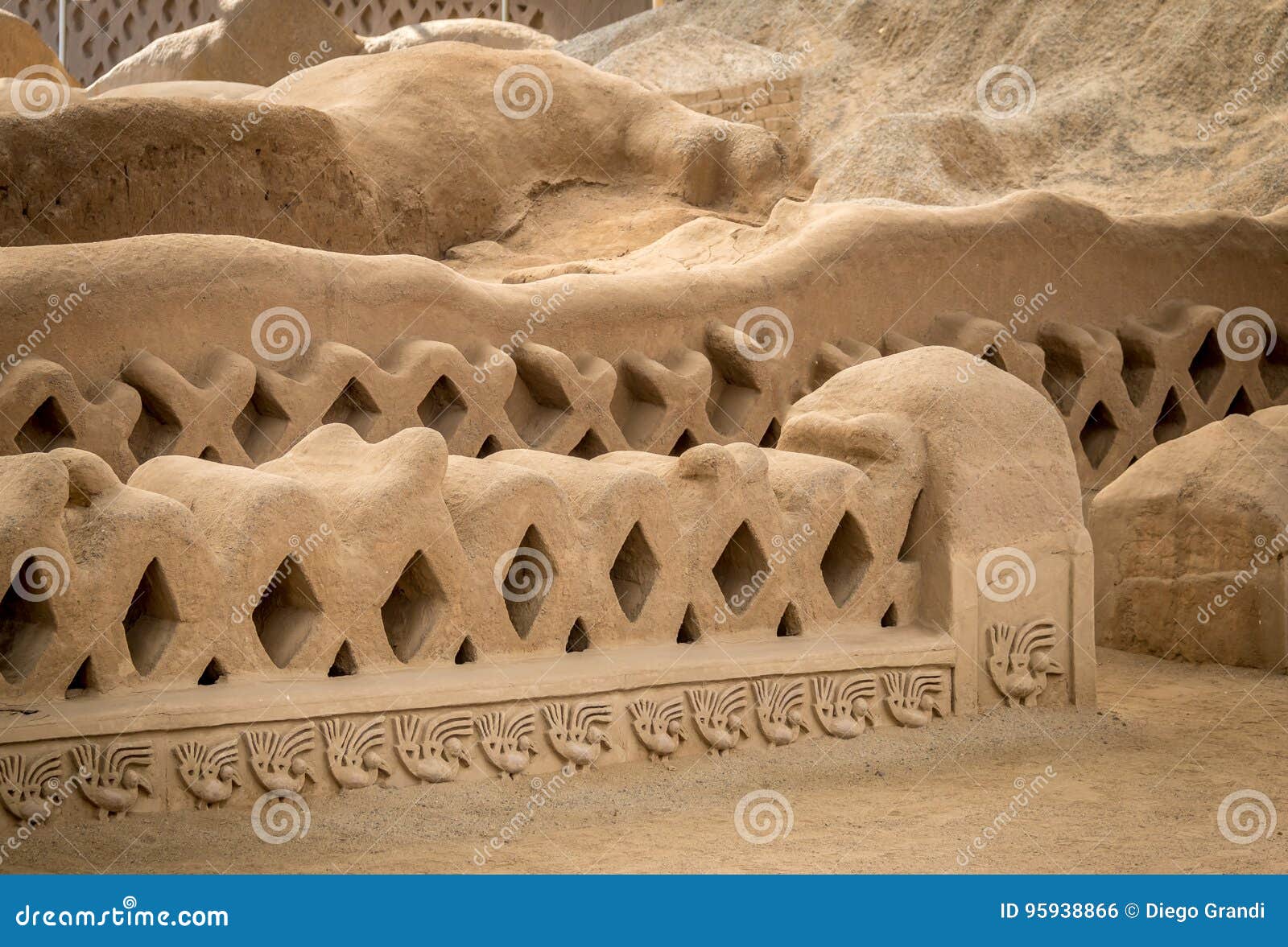 Ancient Ruins of Chan Chan - Trujillo, Peru Stock Photo - Image of ...