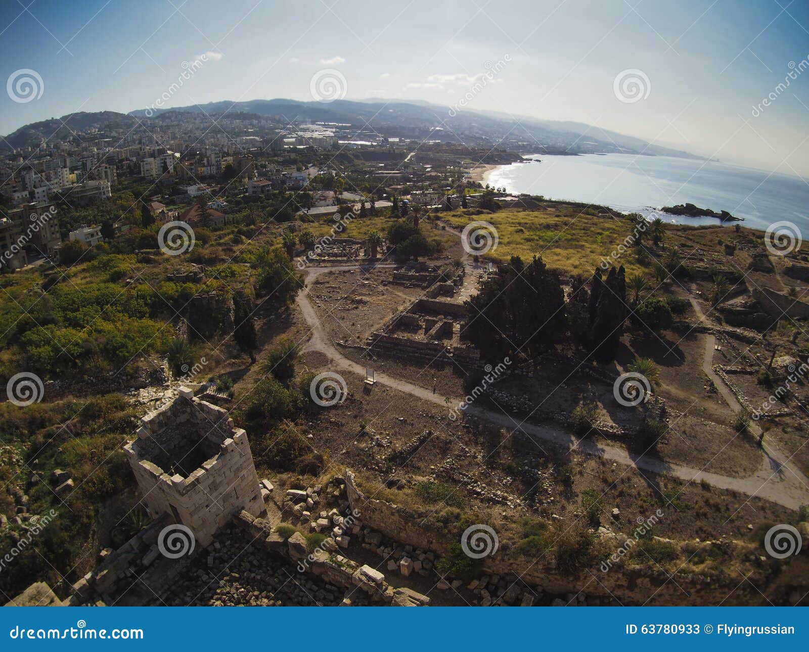 Ancient Ruins of City of Byblos, Lebanon Stock Image - Image of ...