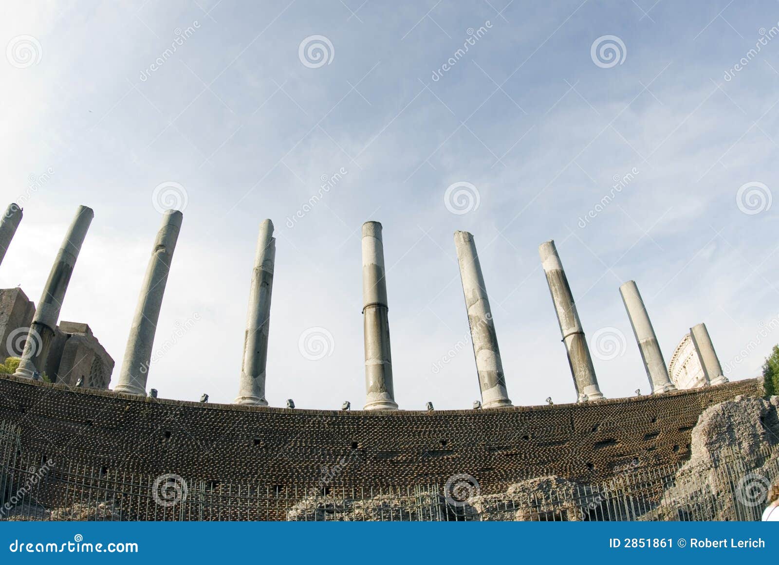 Ancient ruins columns rome stock image. Image of ancient - 2851861