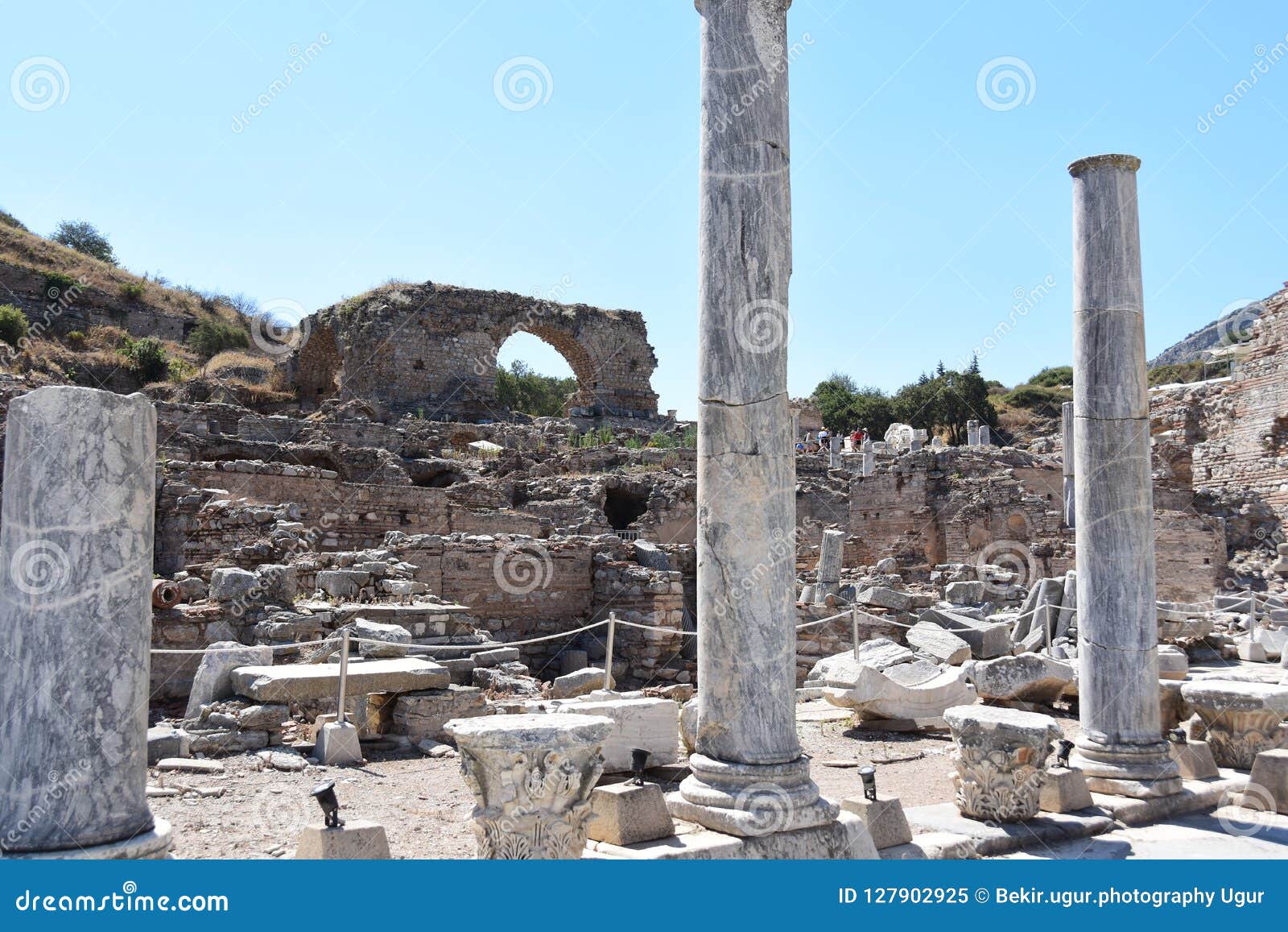 Ephesus, Turkey stock image. Image of architrave, turkey - 127902925