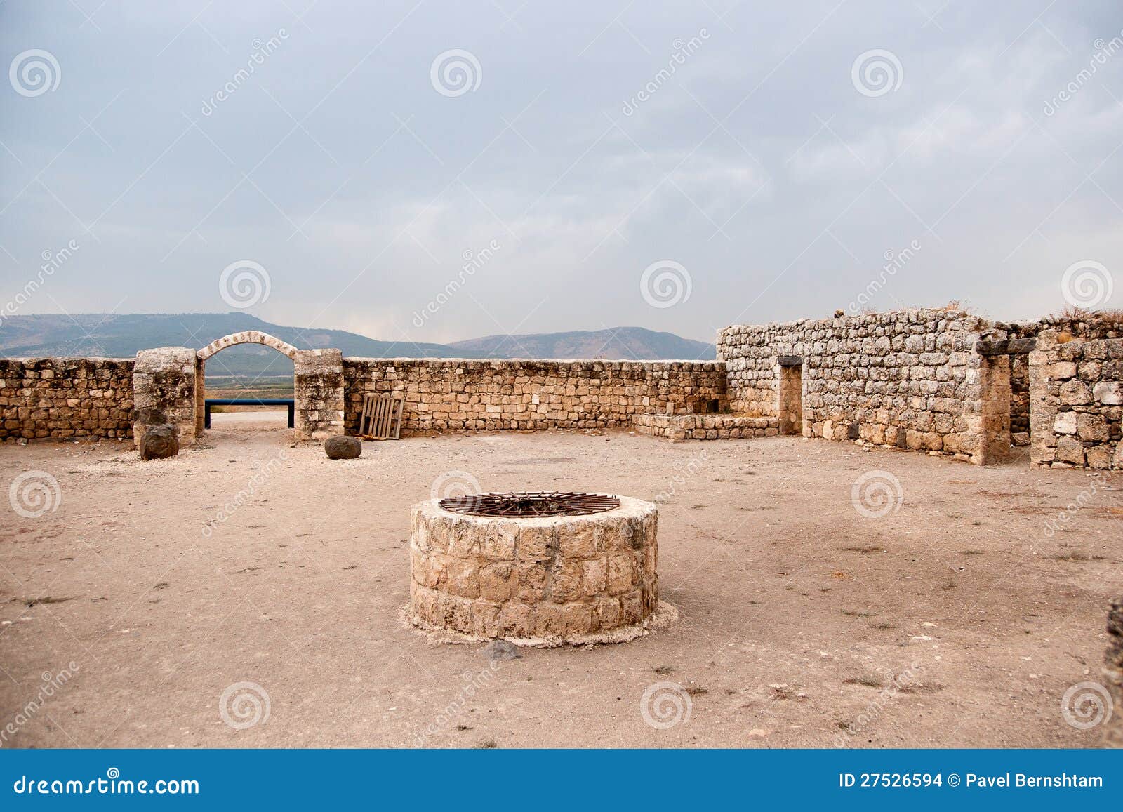 Ancient ruins in galilee stock photo. Image of hiking - 27526594