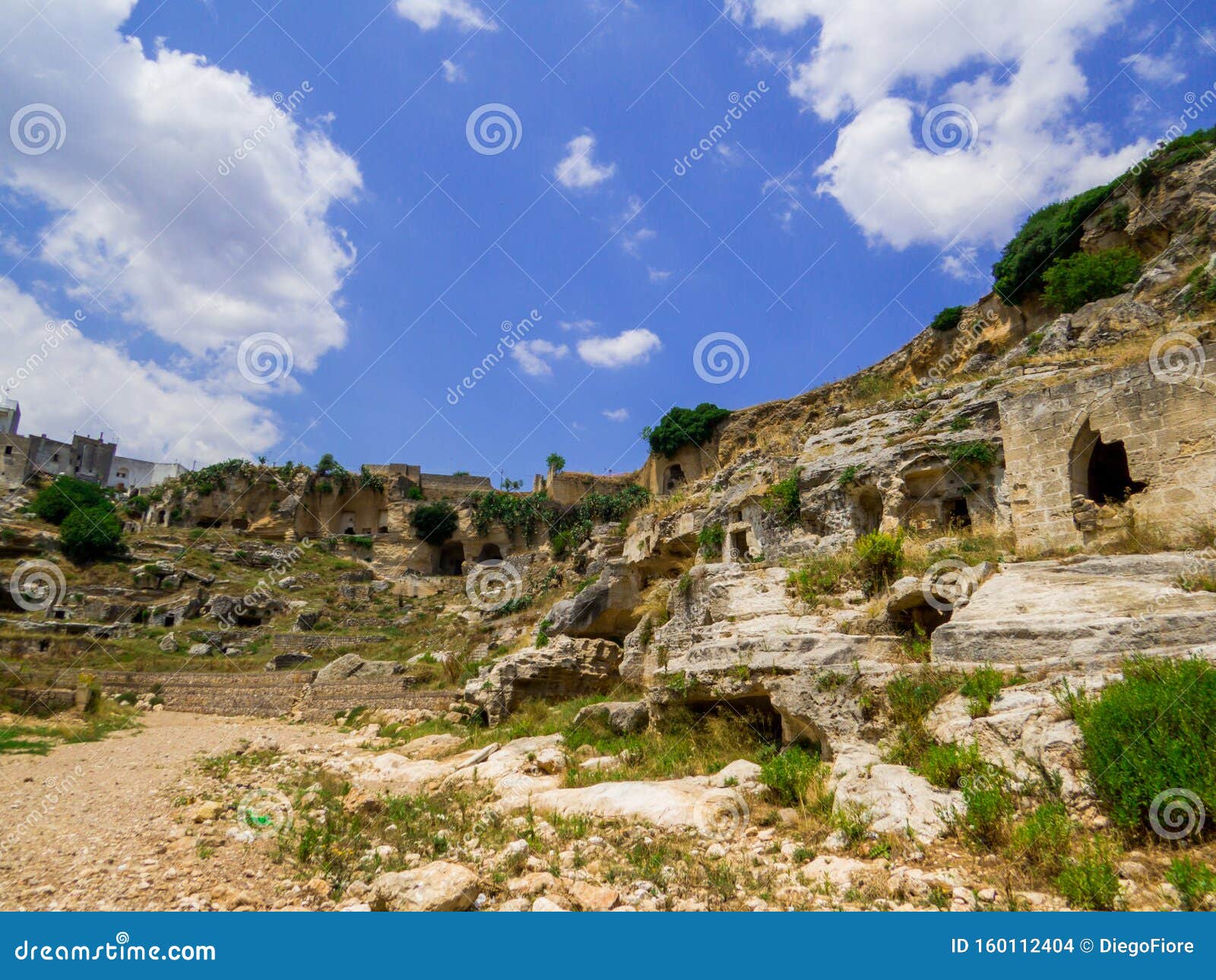 Ancient Ruins in Ginosa, Italy Stock Photo - Image of panorama, carved ...