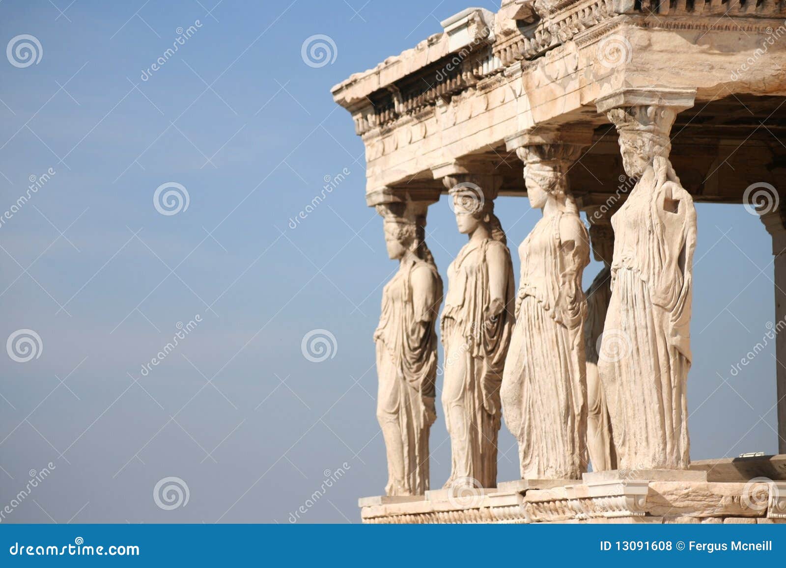Ancient ruins in Greece stock photo. Image of statues - 13091608
