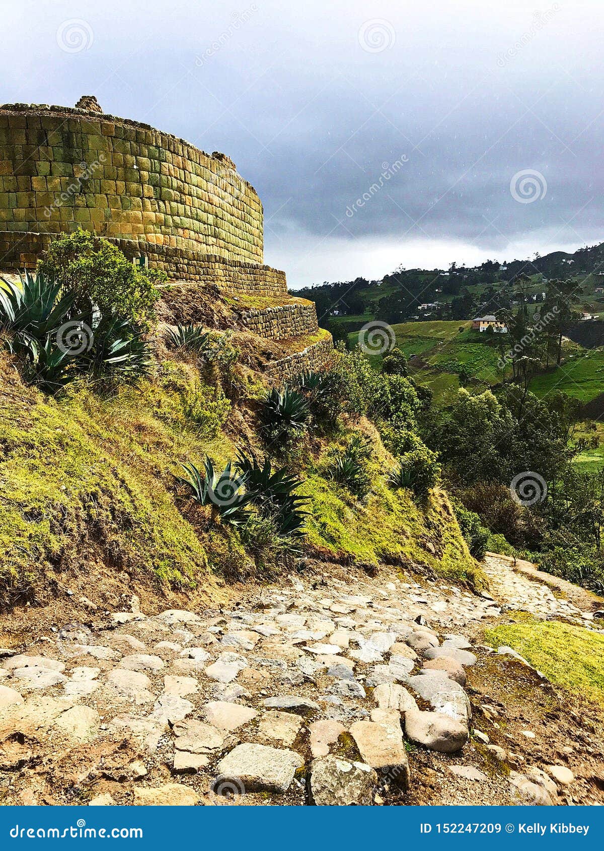 The Ancient Ruins of Ingapirca, Ecuador. Editorial Stock Image - Image ...