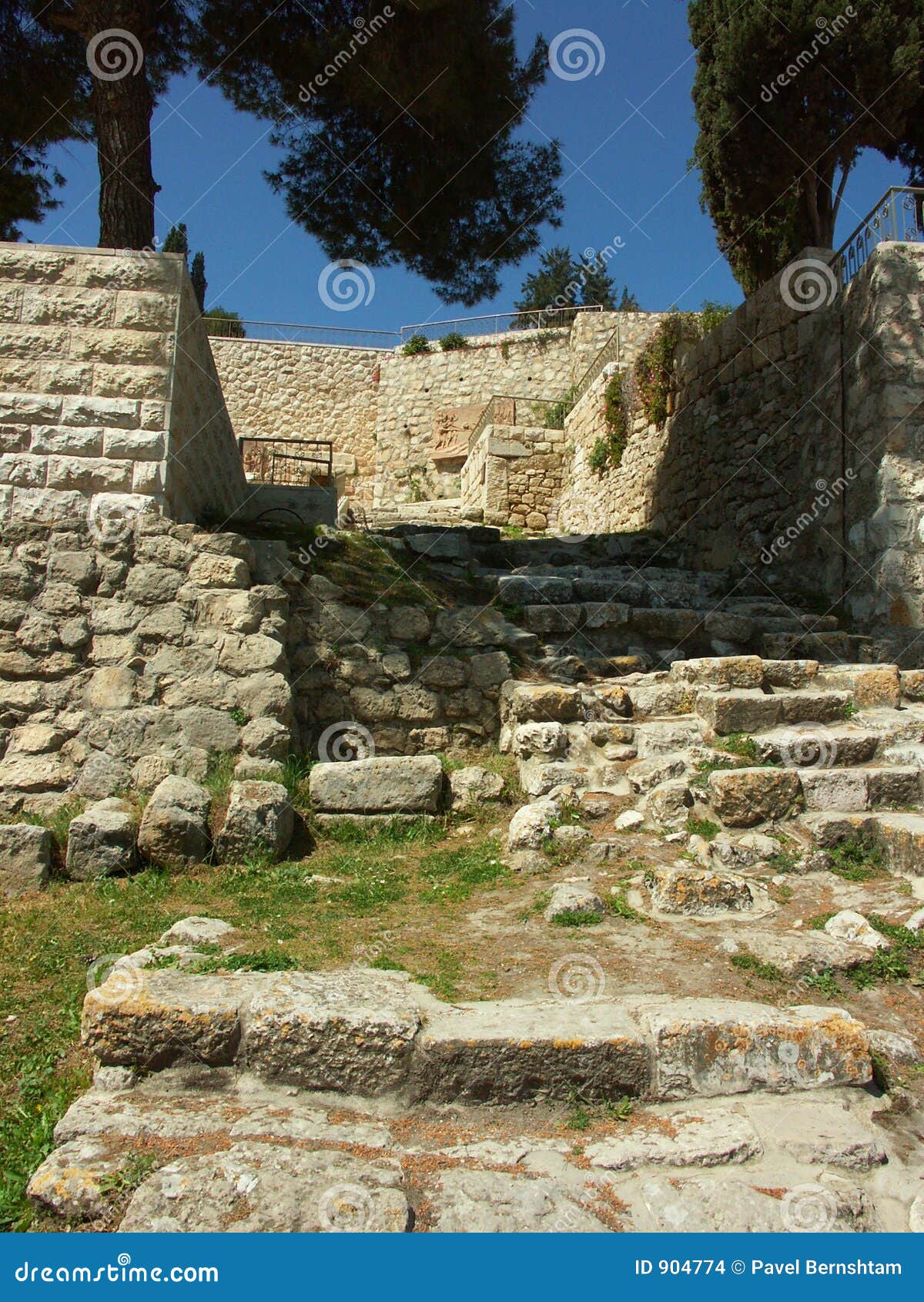 Ancient ruins in Jerusalem stock photo. Image of ancient - 904774