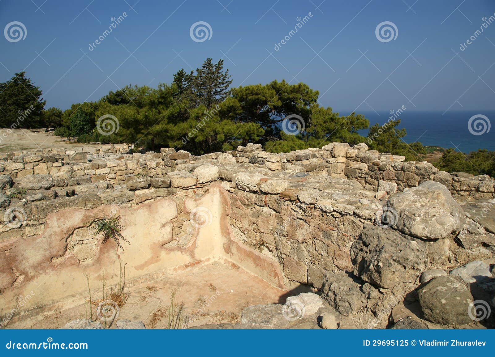 Ancient Ruins of Kamiros, Rhodes - Greece Stock Image - Image of greek ...