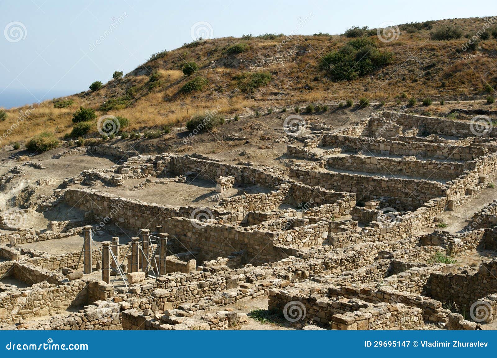 Ancient Ruins of Kamiros, Rhodes - Greece Stock Image - Image of ...