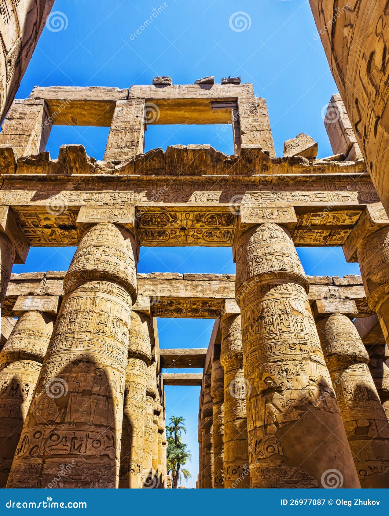 Ancient Ruins of Karnak Temple in Egypt Stock Image - Image of egypt ...