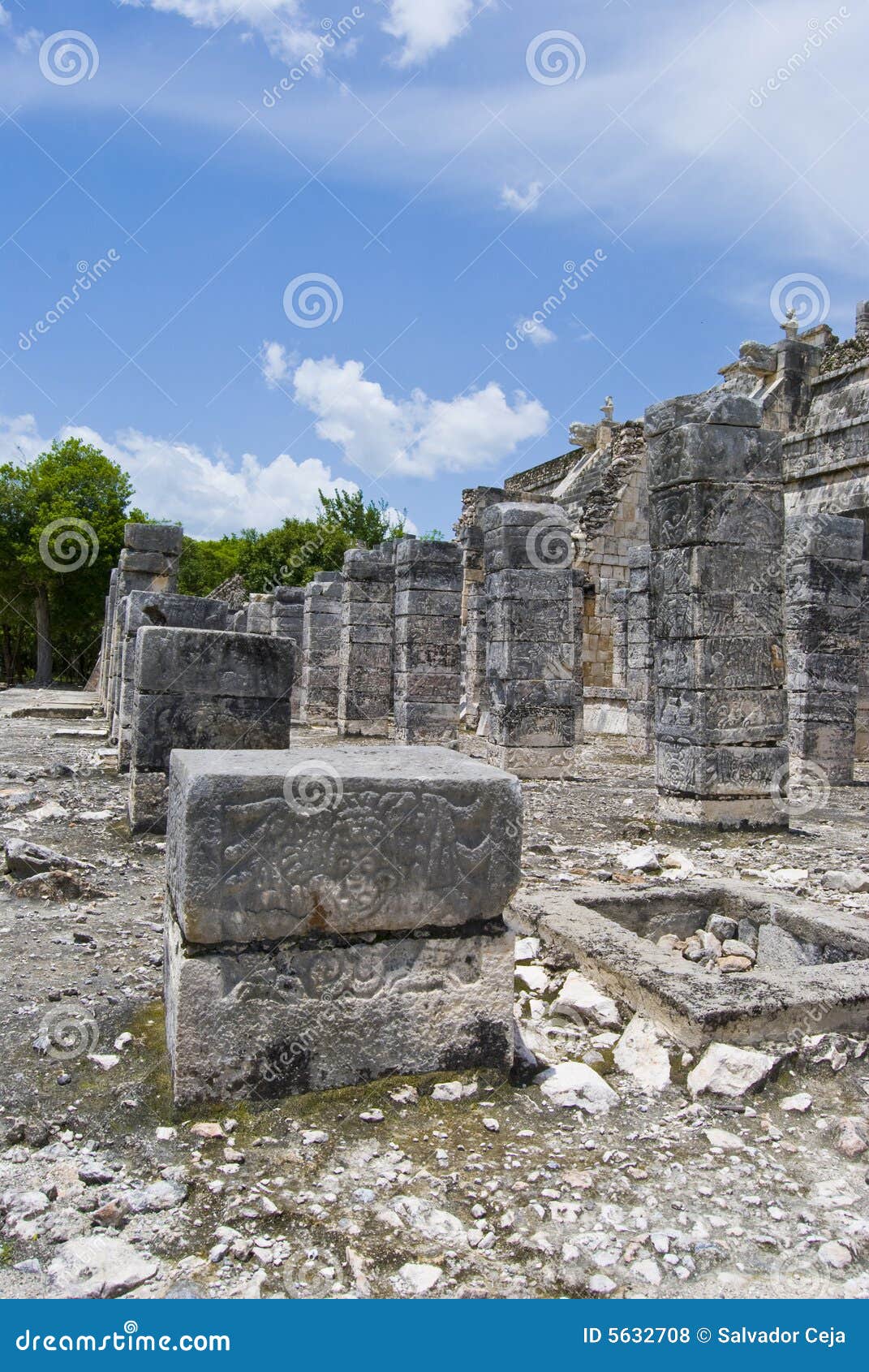 Ancient ruins, Mexico stock photo. Image of central, archeology - 5632708