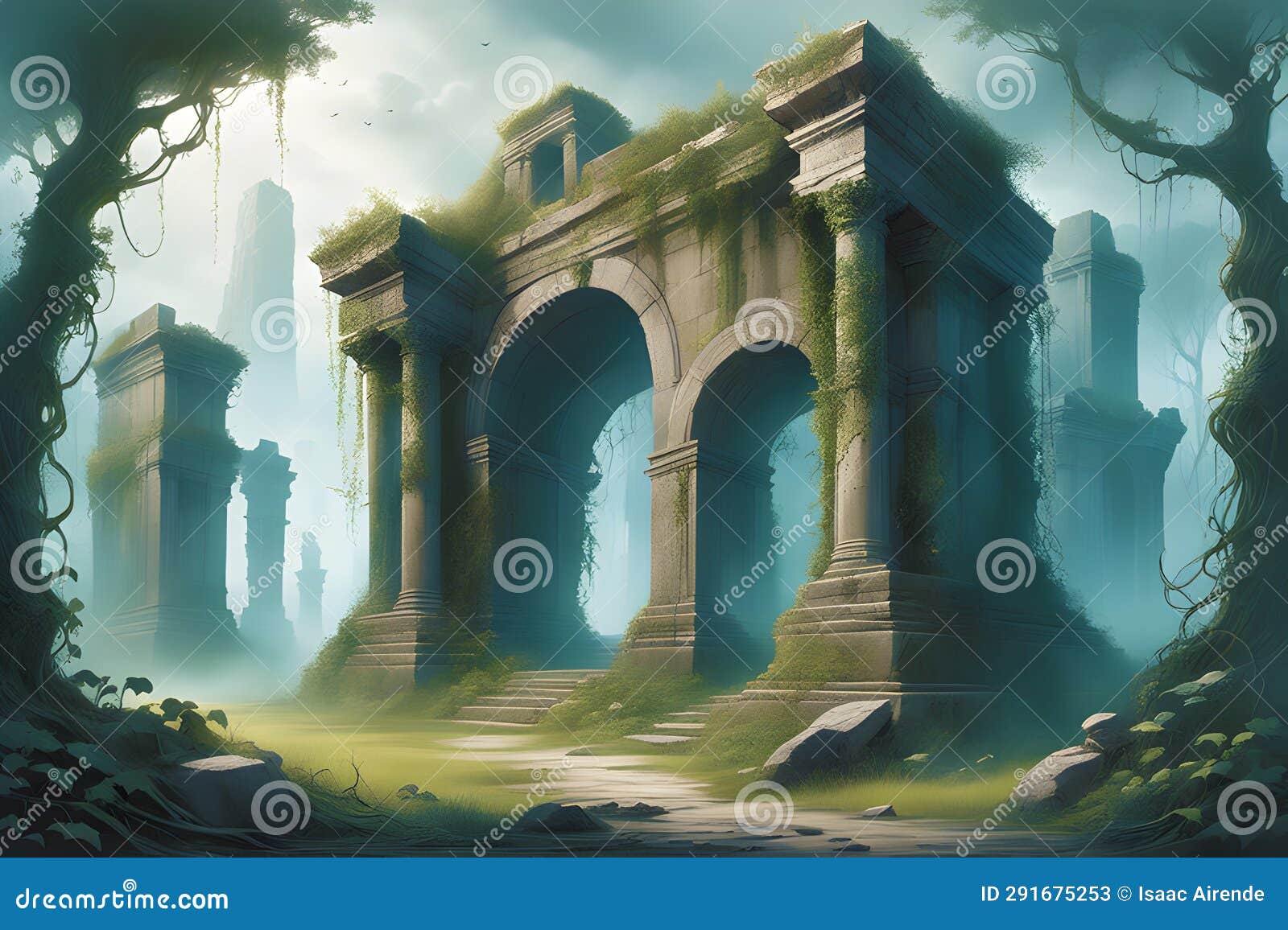 AI Envisions Ancient Ruins, Shrouded In An Eerie Aura Of Malevolence ... AI Envisions Ancient Ruins, Shrouded In An Eerie Aura Of Malevolence ...