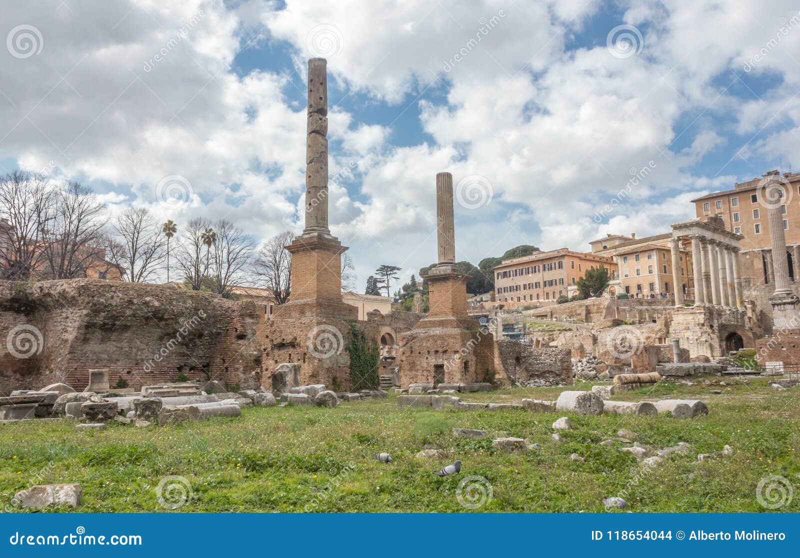 Roman Forum 3 stock photo. Image of aged, arch, antique - 118654044