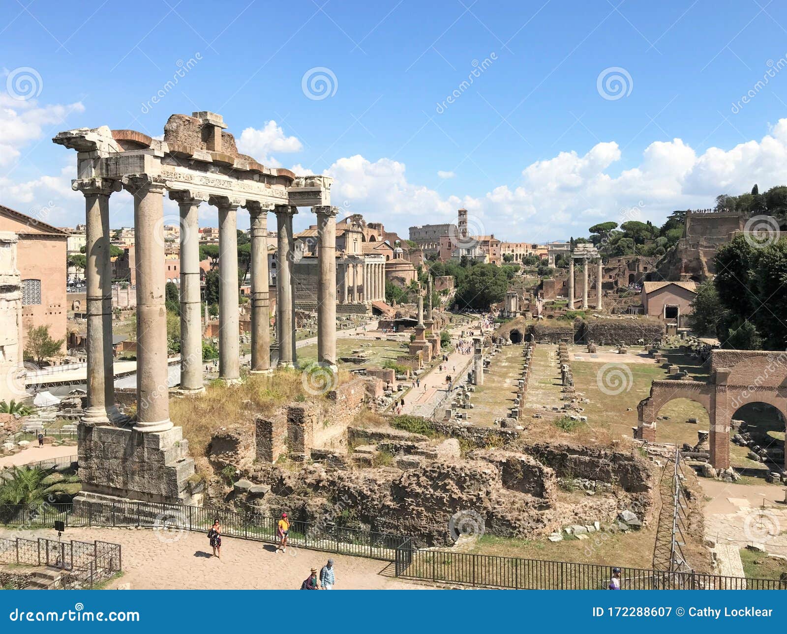 Ancient Ruins of the Roman Forum in Rome, Italy Editorial Photography ...