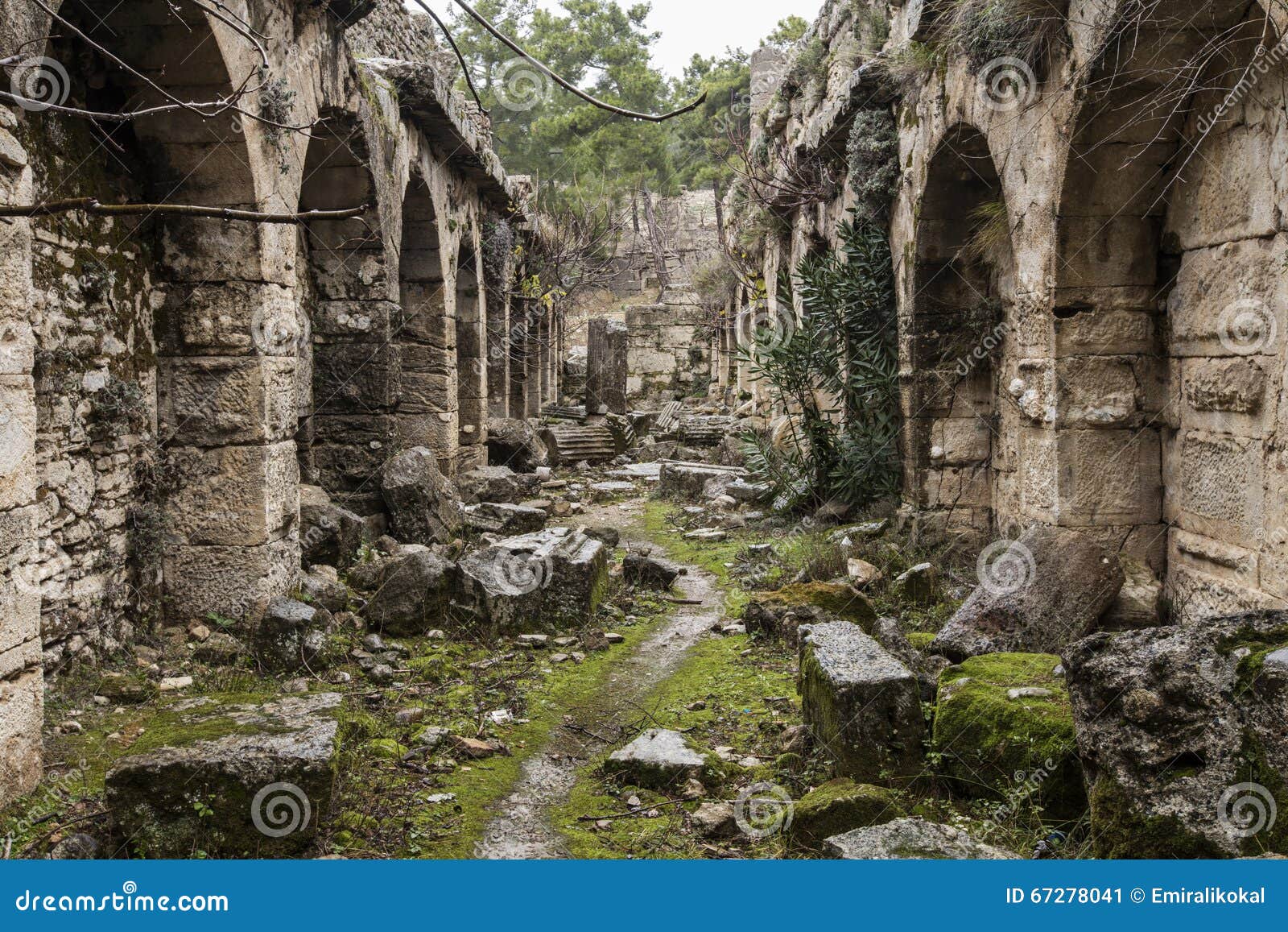 The Ancient Ruins of Seleucia Stock Image - Image of archaeological ...