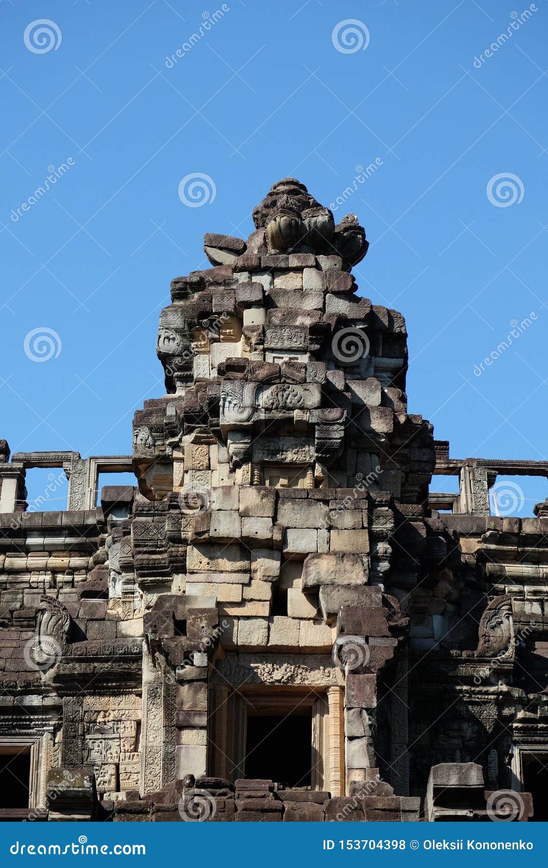 Ancient Ruins in Southeast Asia. Ancient Stone Construction of the ...