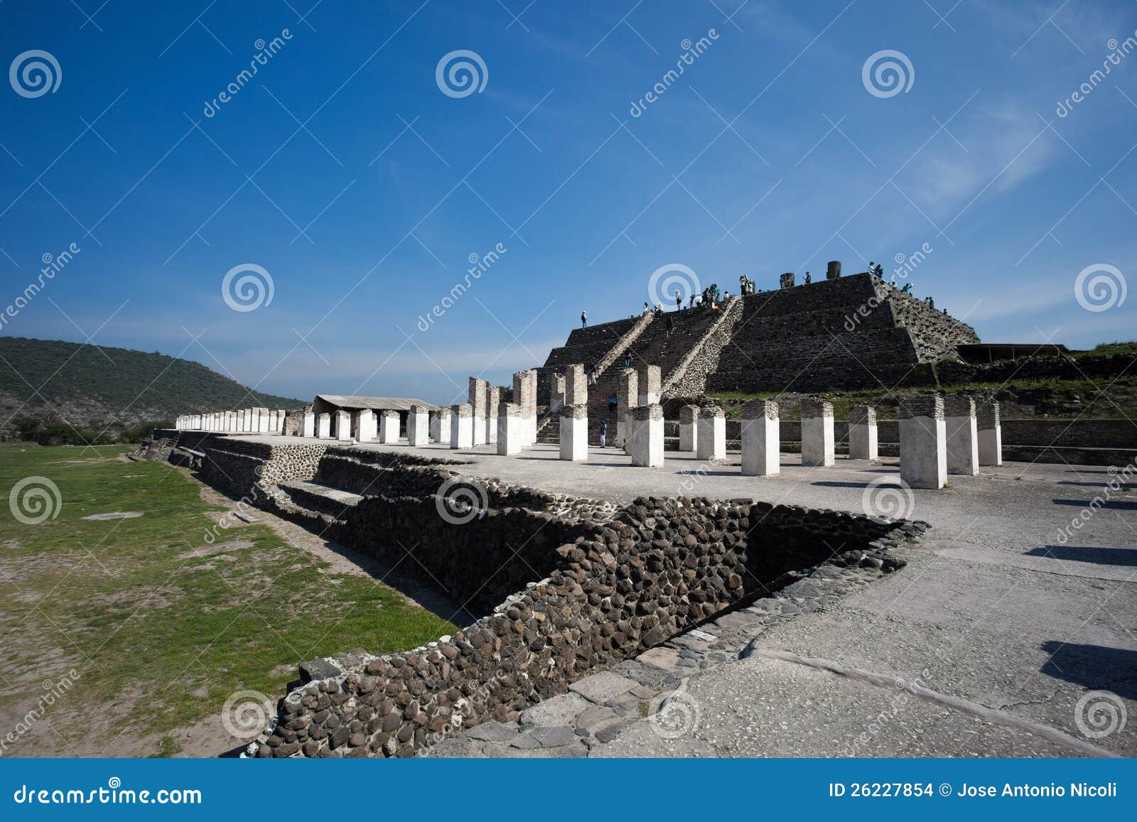 Ancient Ruins of Tula De Allende Editorial Stock Image - Image of ...