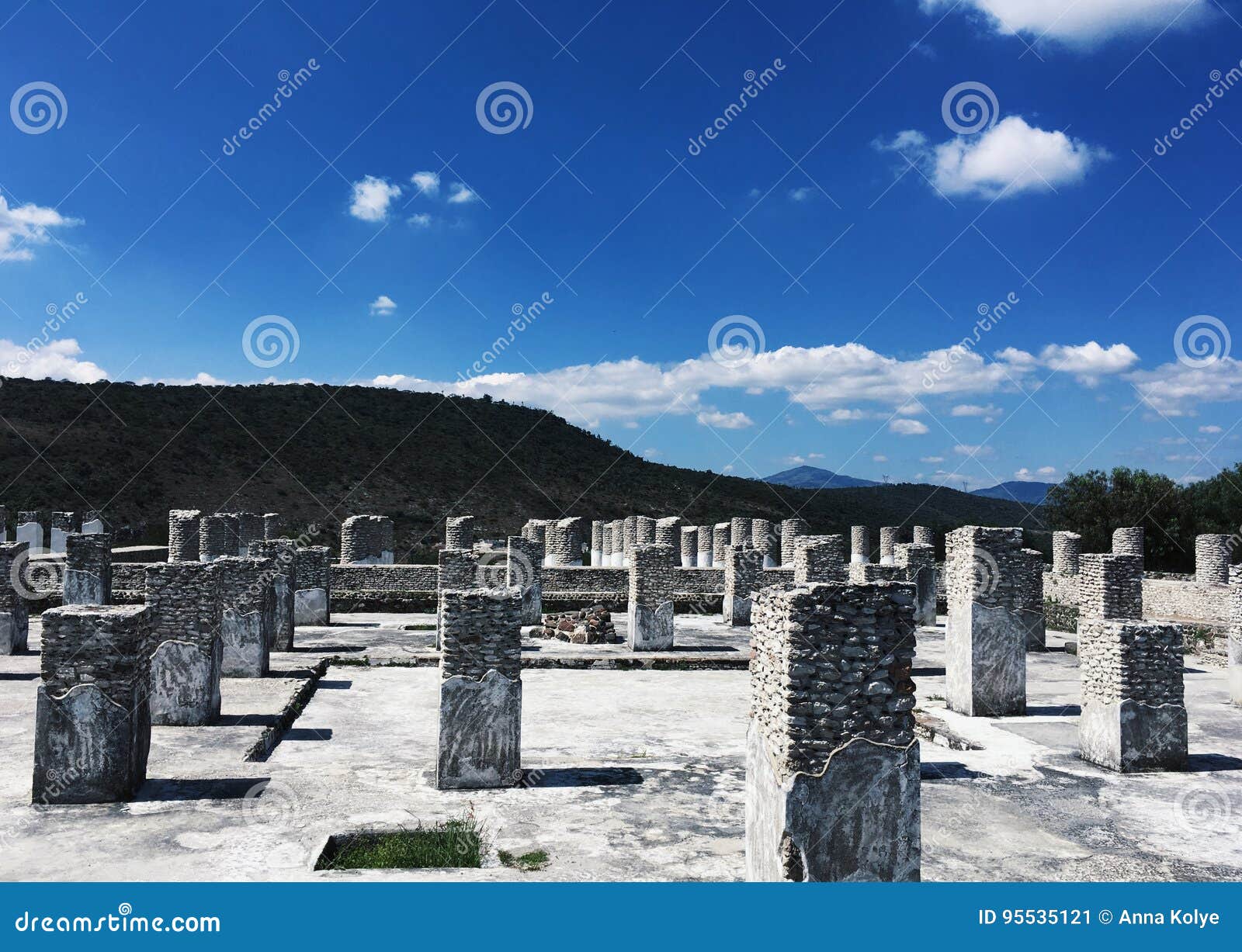 Ancient Ruins. Tula De Allende, Hidalgo, Mexico Stock Image - Image of ...