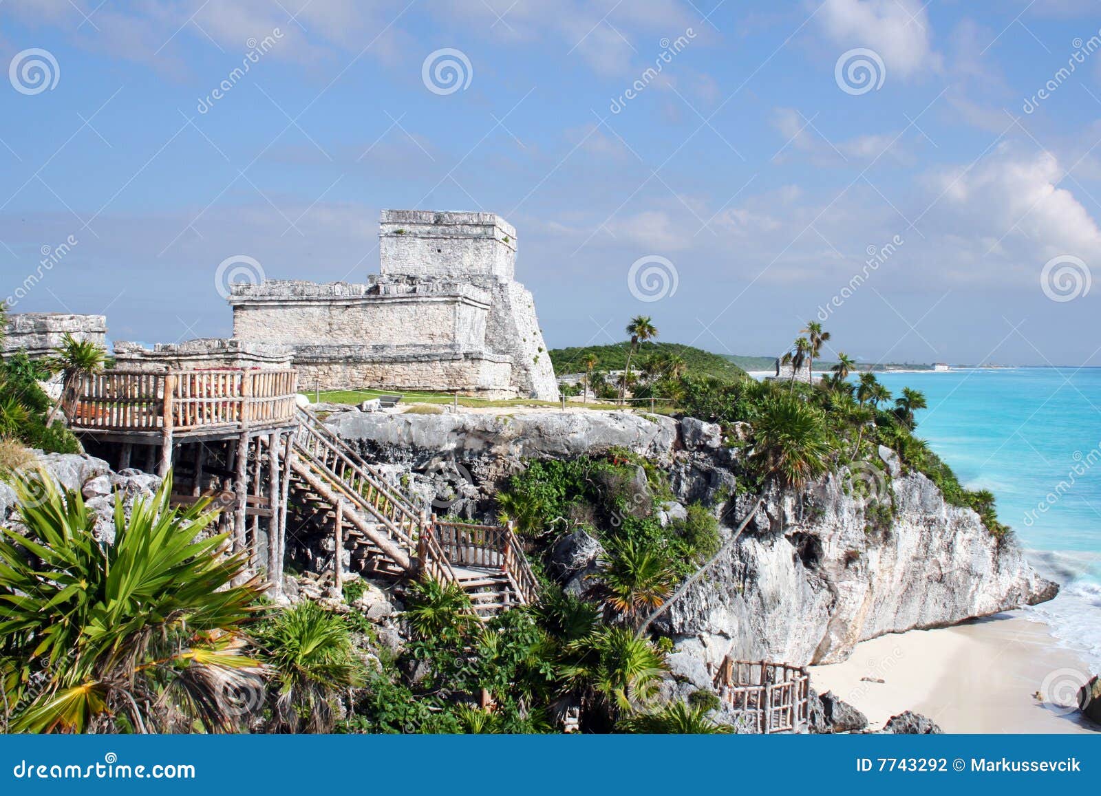 Ancient Ruins of Tulum in Mexico Stock Photo - Image of heritage ...