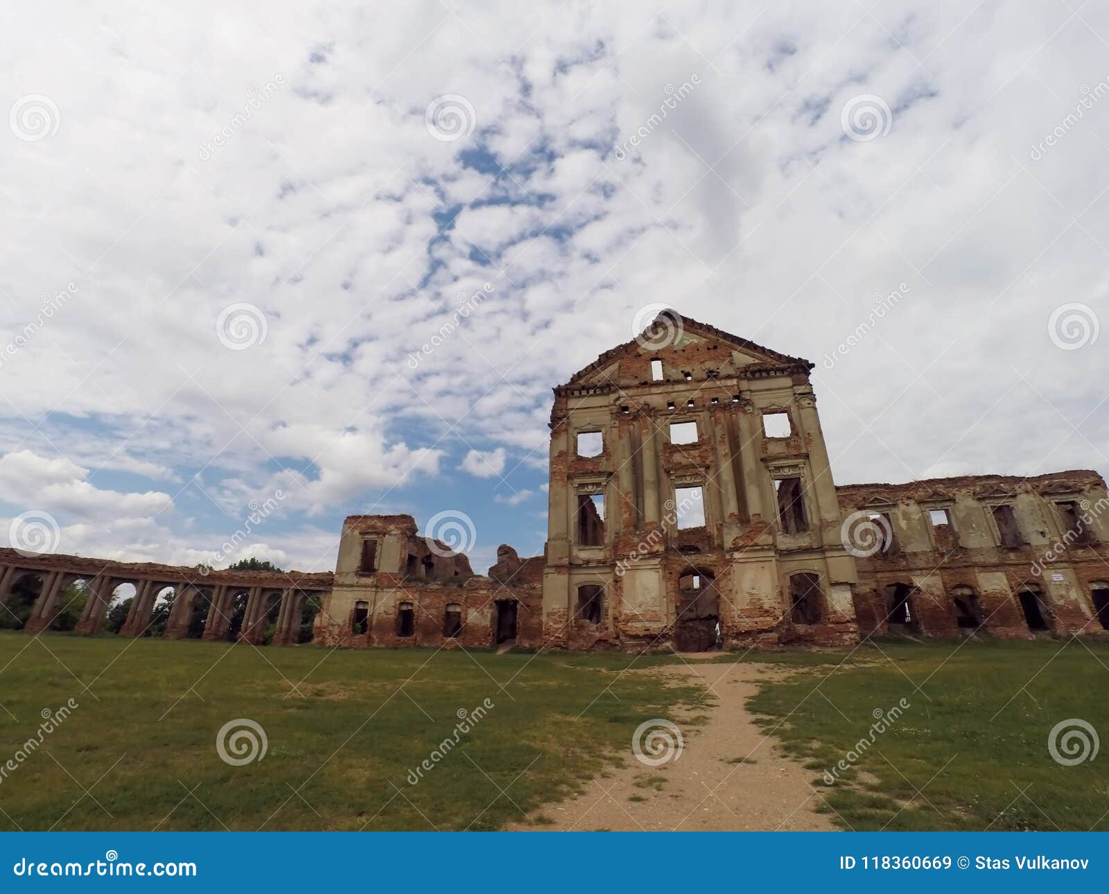 Ancient Ruins Under the Open Sky, Stock Image - Image of architecture ...