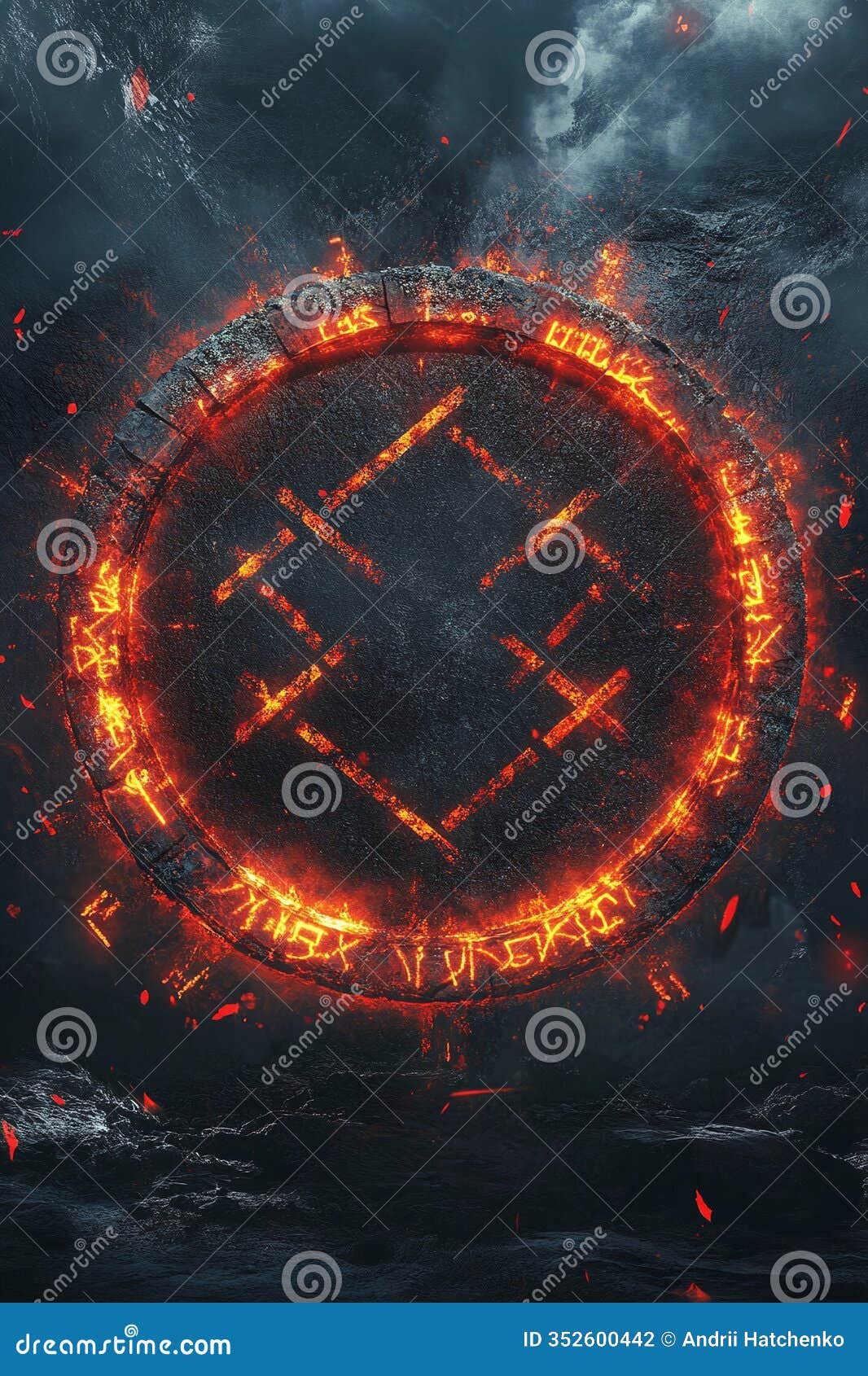 Ancient Runes Morphing into Modern Code Particle Effects Stock ...