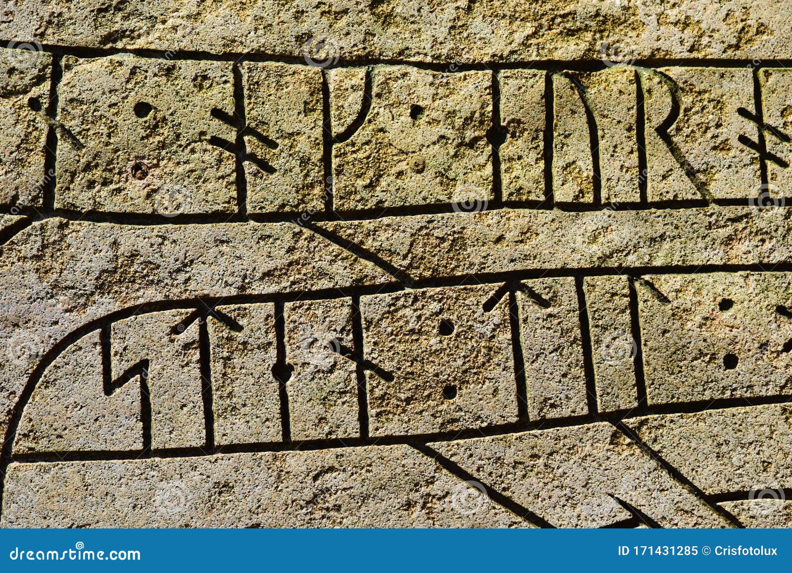 Ancient Runic language editorial image. Image of sign - 171431285