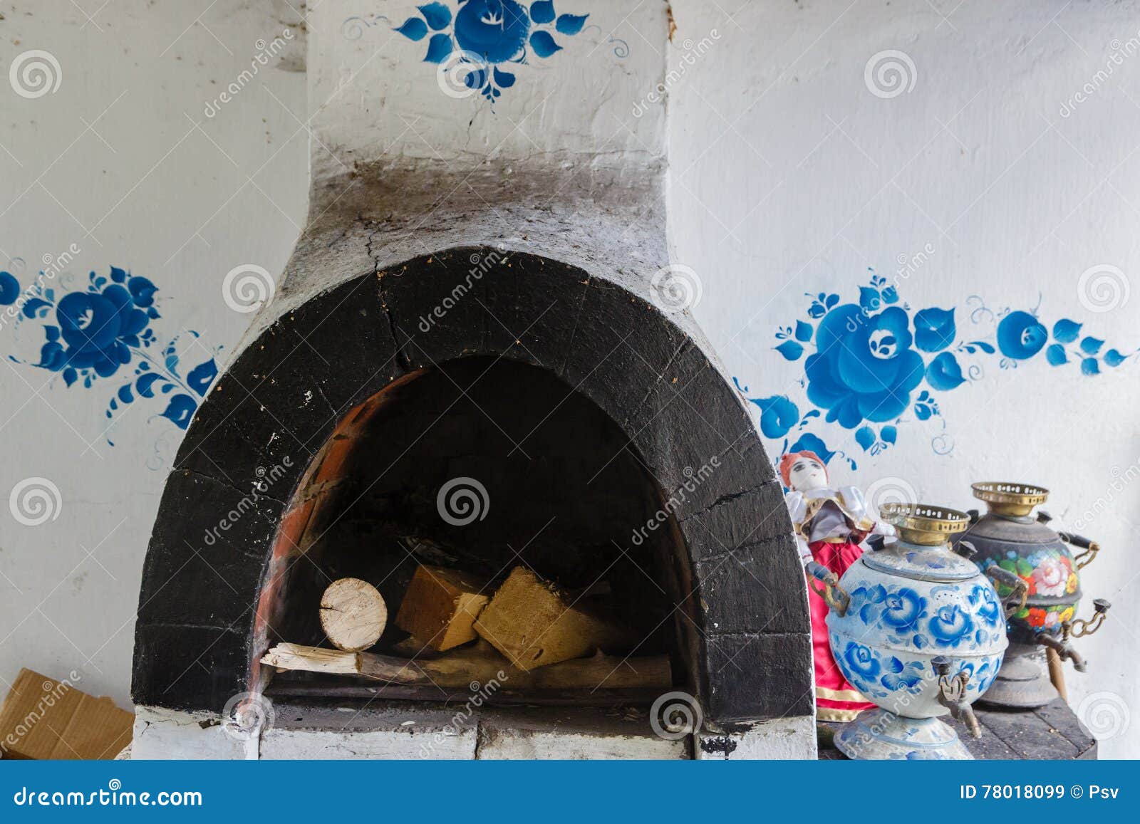 Ancient russian furnace stock image. Image of rustic - 78018099