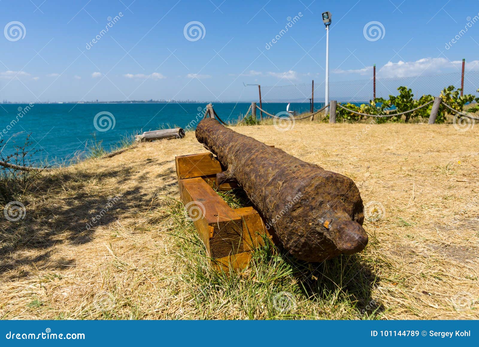 An ancient rusty cannon stock image. Image of ancient - 101144789