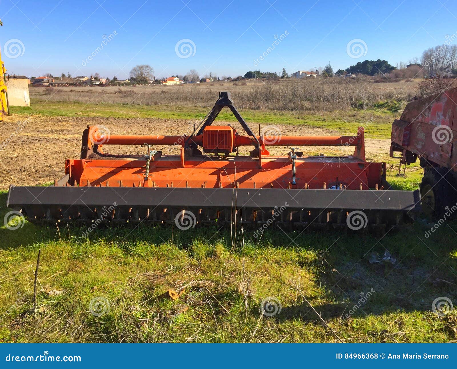Ancient Rusty Plow on a Village Stock Photo - Image of farming, country ...