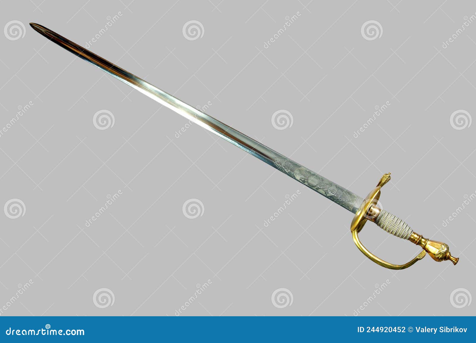 Ancient sabre stock photo. Image of ceremonial, medieval - 244920452