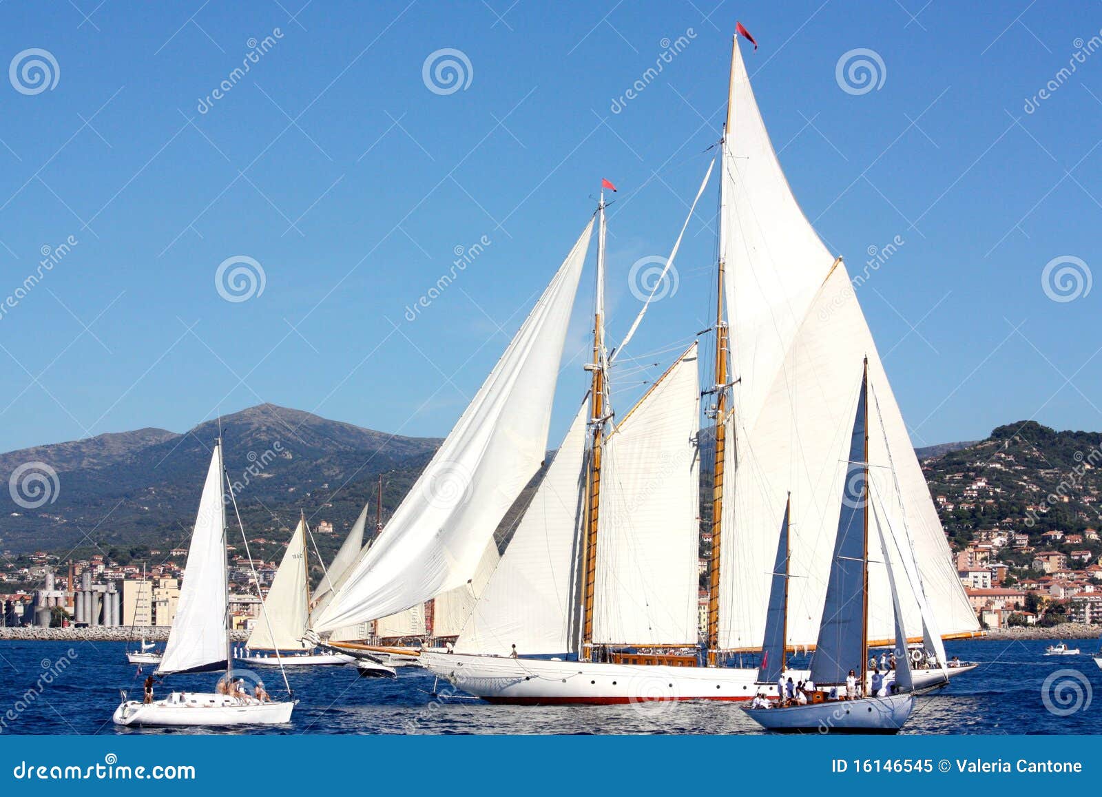 Ancient Sailing Boat in the Panerai Classic Yachts Editorial Image ...