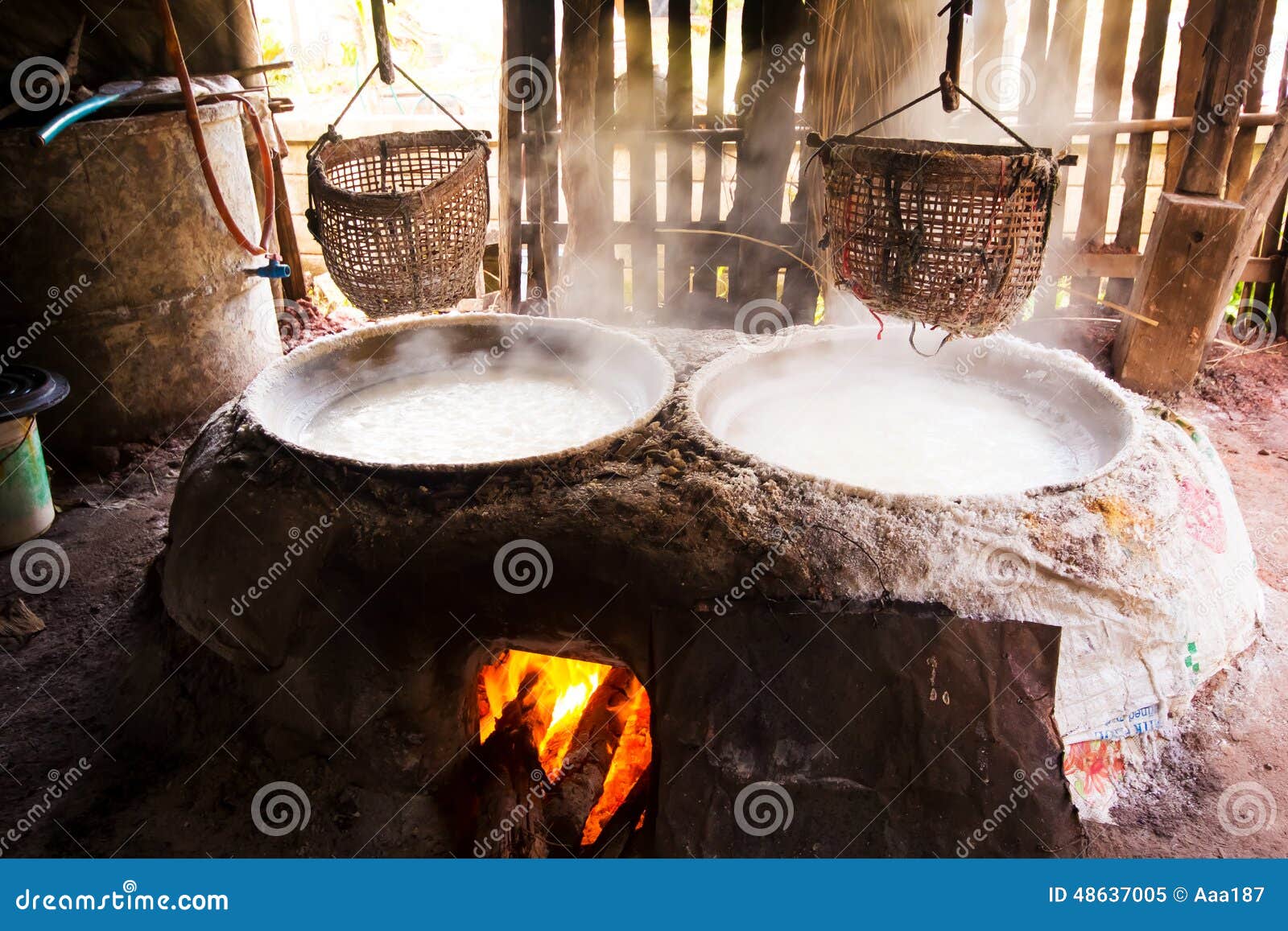 Ancient Salt Making from Underground Water Stock Image - Image of ...