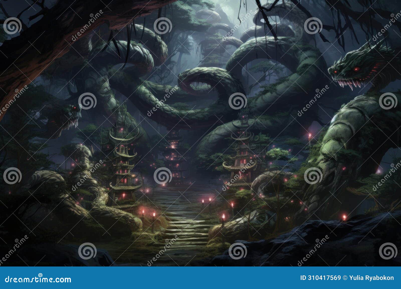 Samurai Serpent Snake. Generate Ai Royalty-Free Stock Photo ...