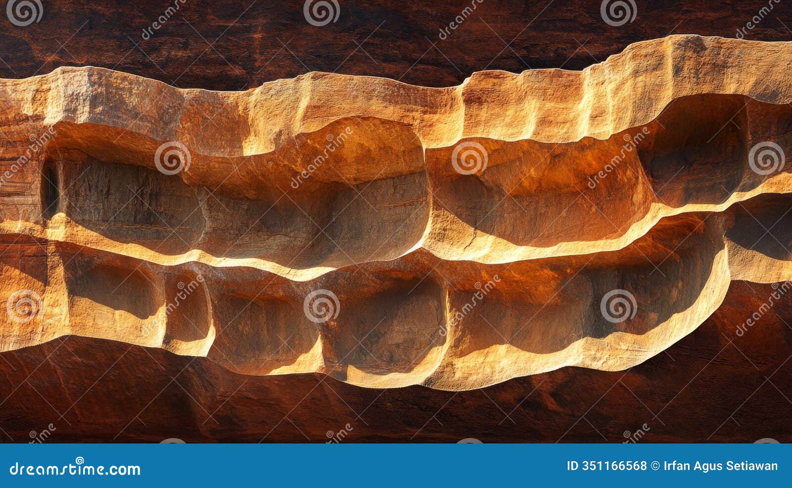 Ancient Sandstone Rock Formation with Unique Carvings Stock ...