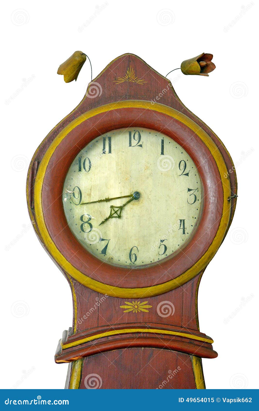 Ancient Scandinavian Clock. Stock Image - Image of scandinavian ...