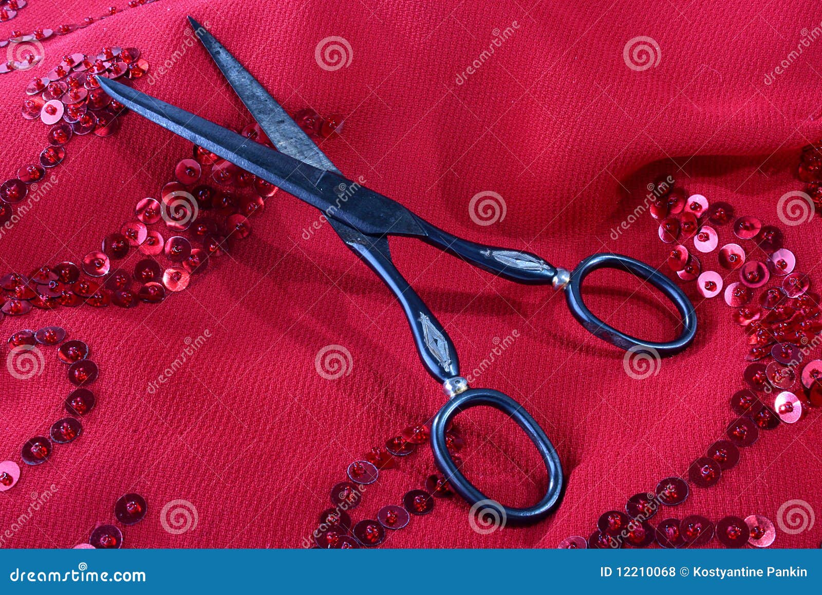 Ancient scissors stock photo. Image of comfortable, royal - 12210068