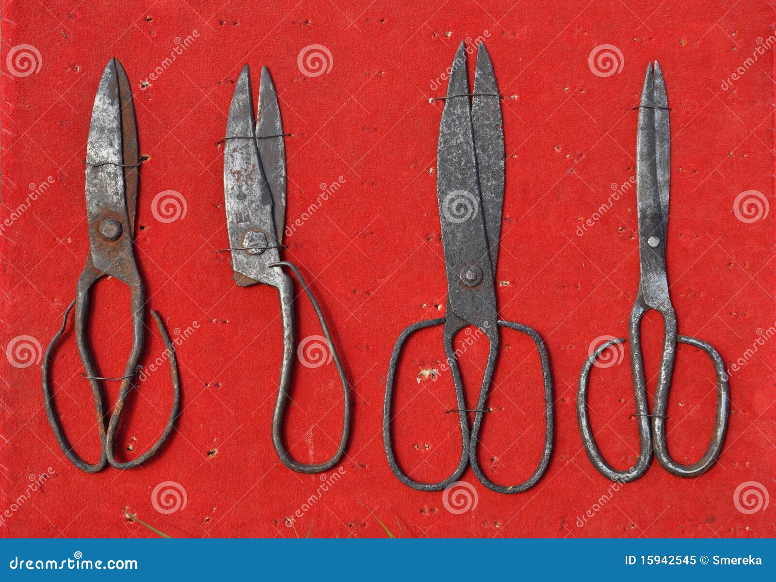 Ancient scissors. stock image. Image of ancient, tool - 15942545