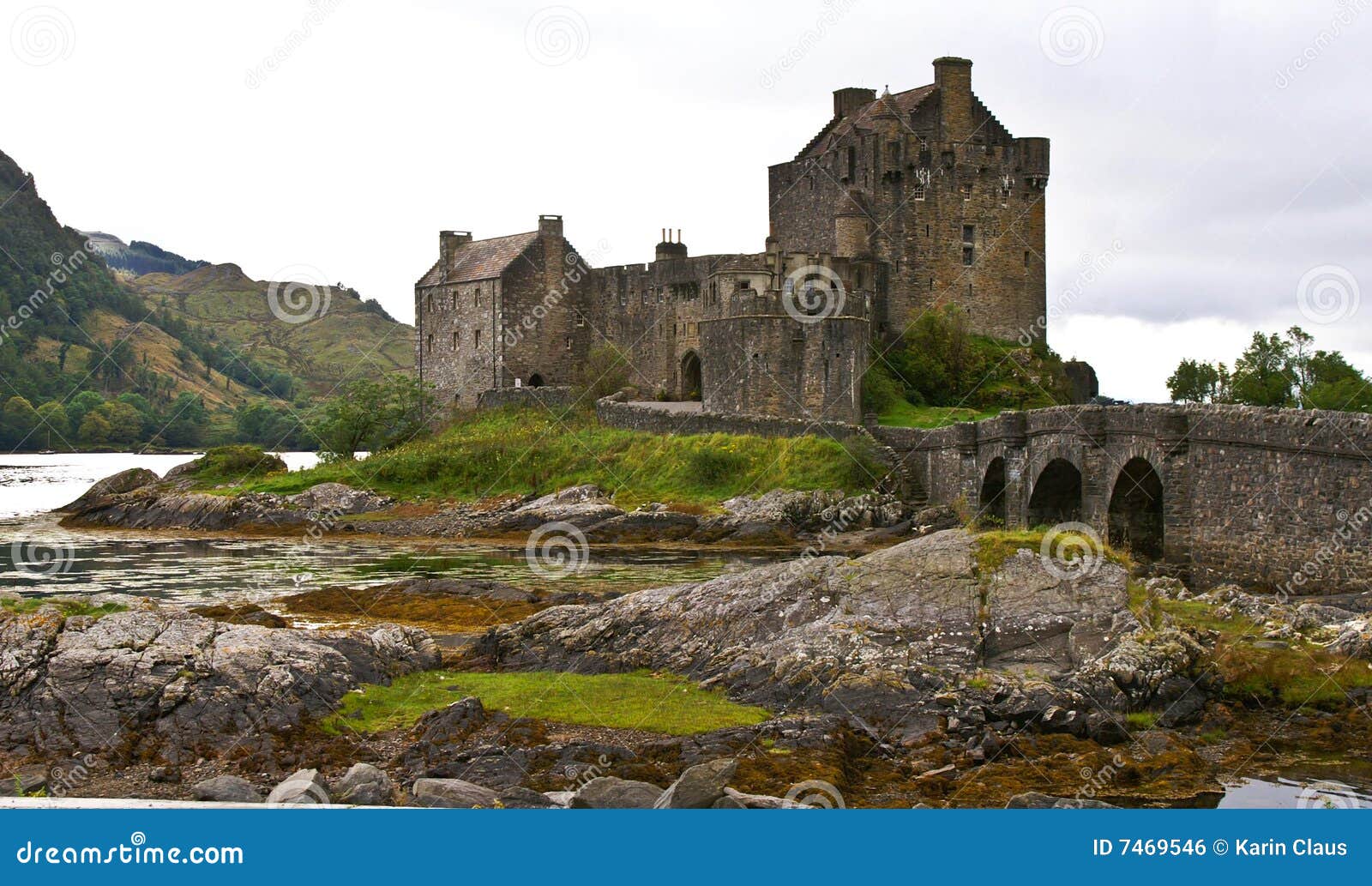 Ancient scottish castle stock photo. Image of scots, highlands - 7469546