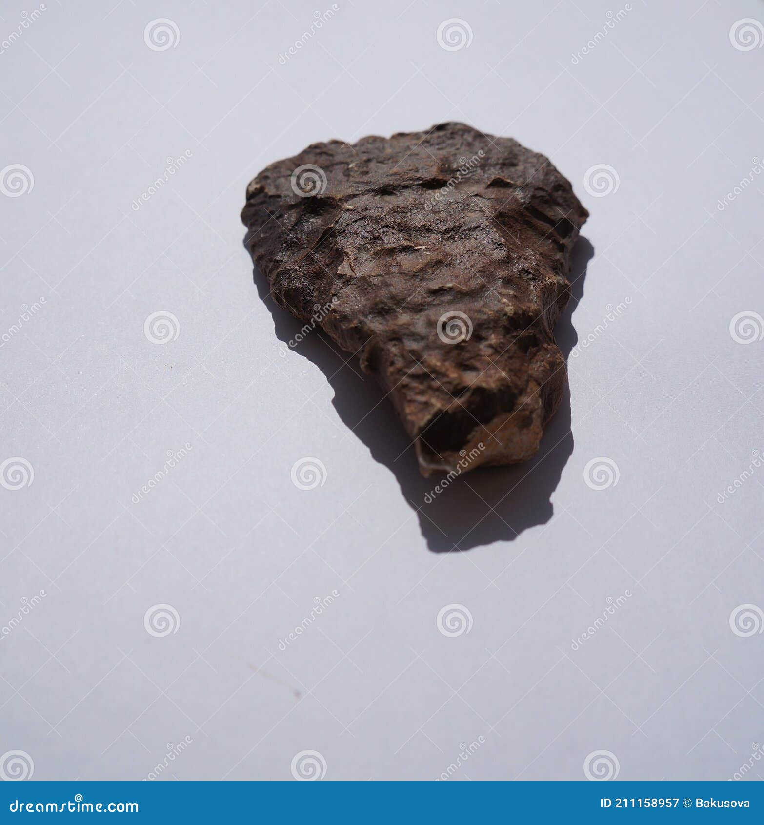 Ancient Scraper Made of Flint from Prehistorical Time on White ...