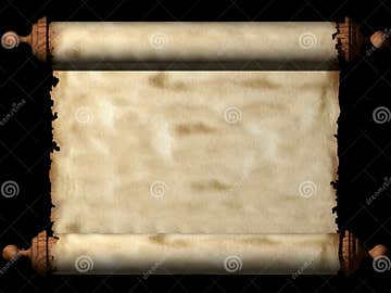 Ancient Scroll stock illustration. Illustration of cover - 2436259