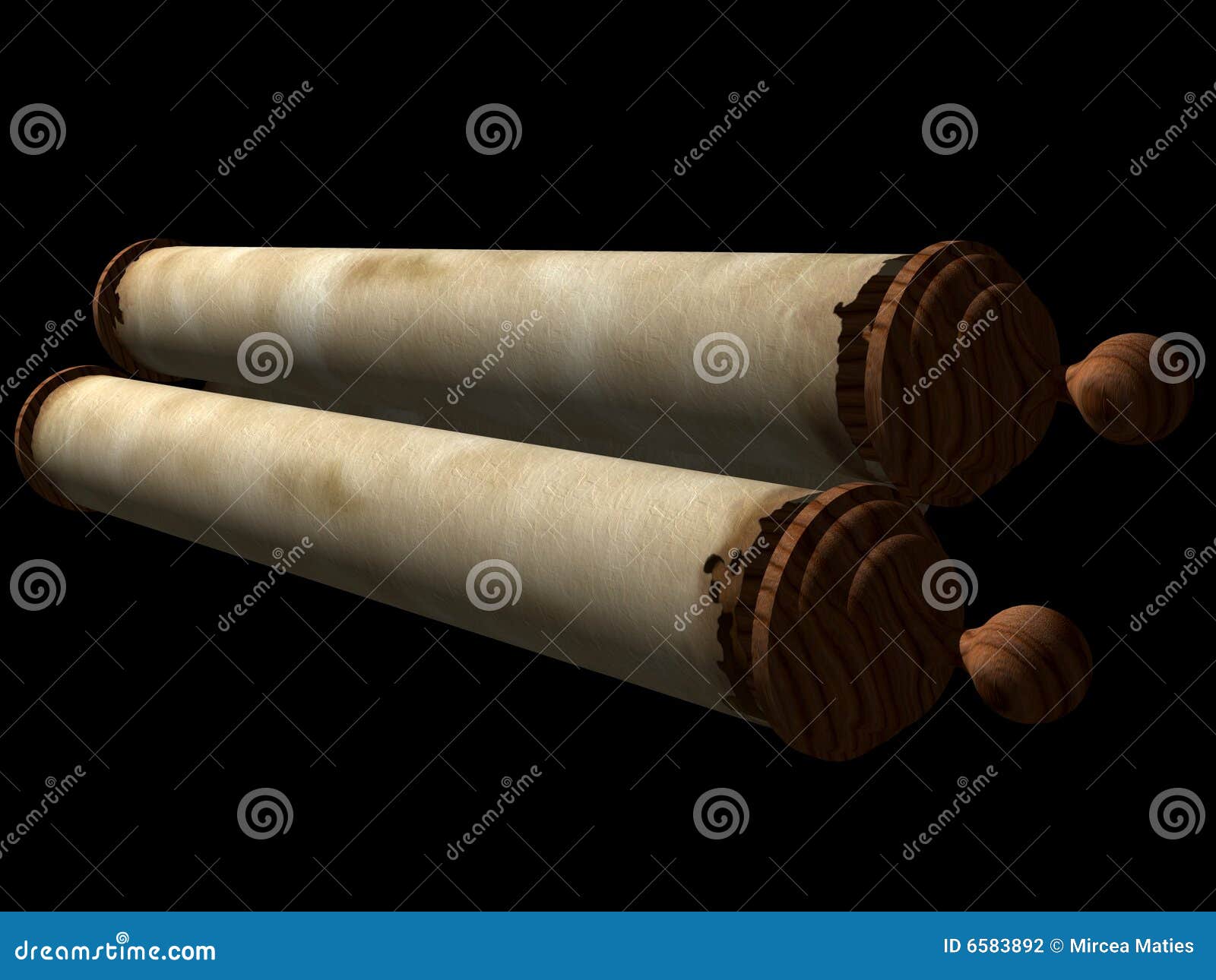 Ancient Scroll stock illustration. Illustration of burnt - 6583892