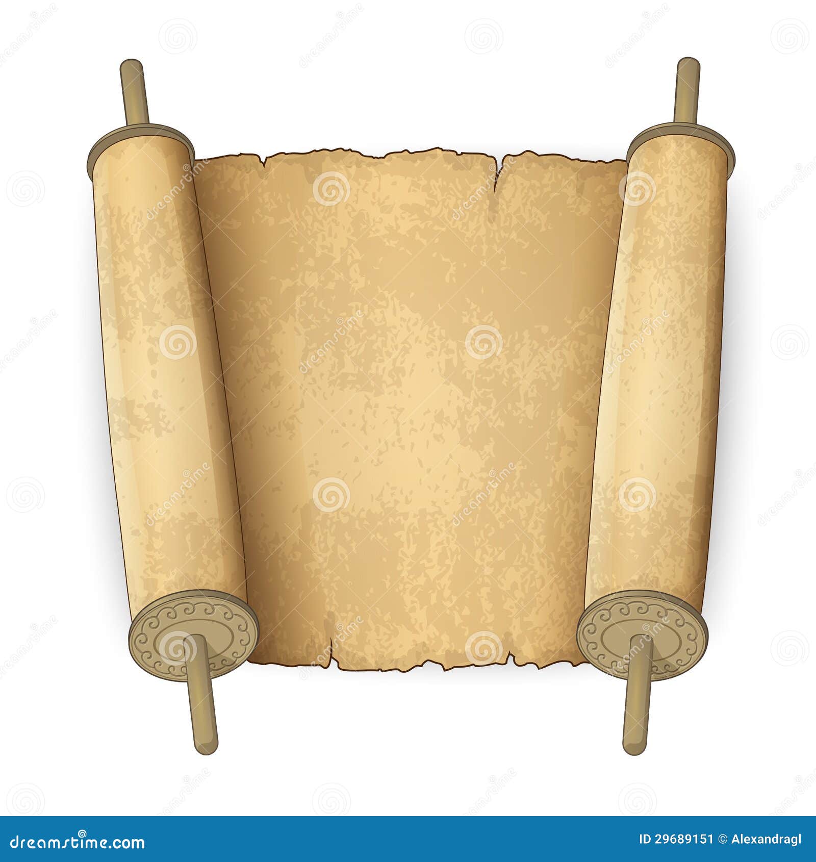 Ancient Scrolls Cartoon Vector | CartoonDealer.com #29689151