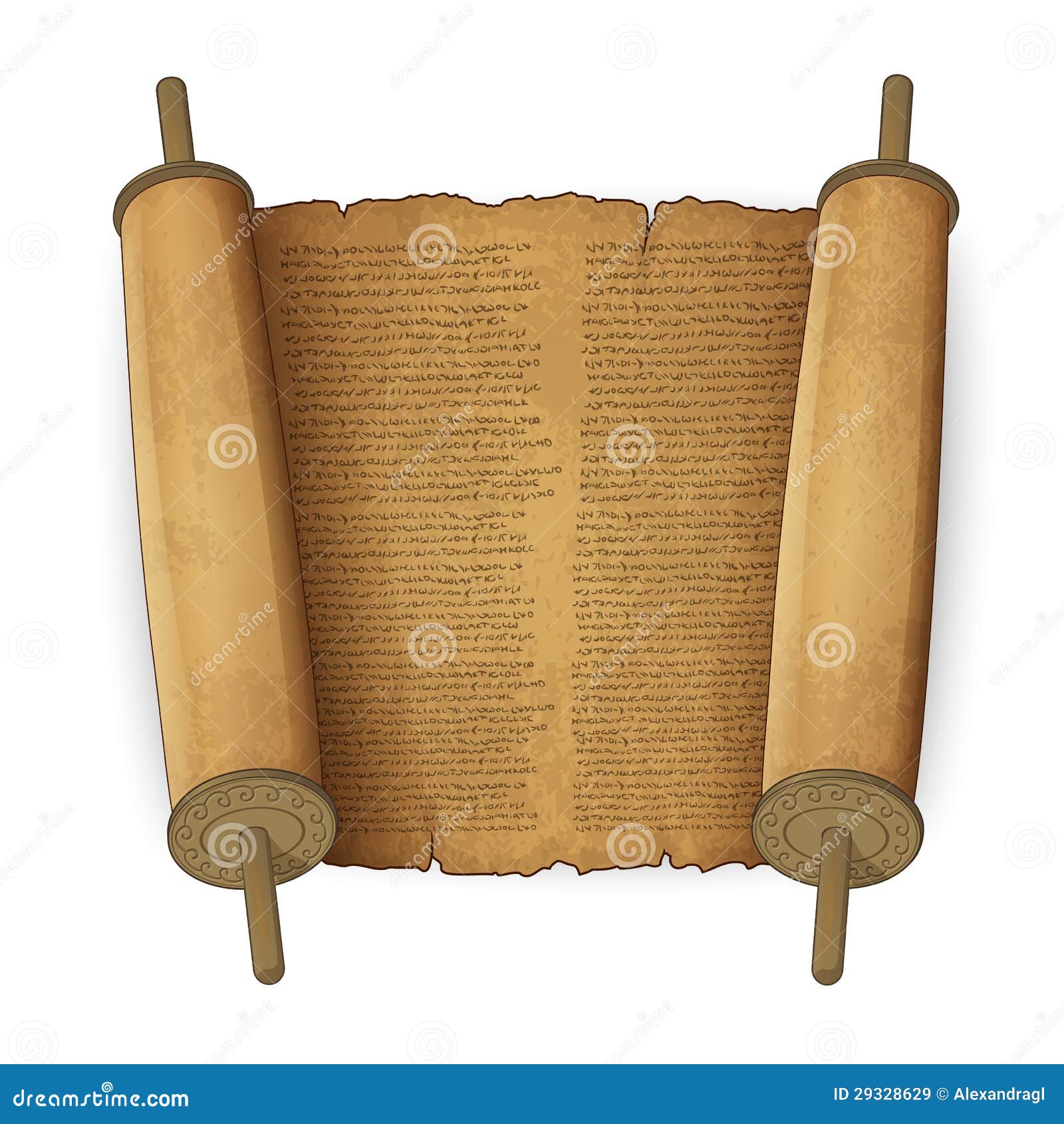 Ancient Scroll Map Royalty-Free Stock Photography | CartoonDealer.com ...