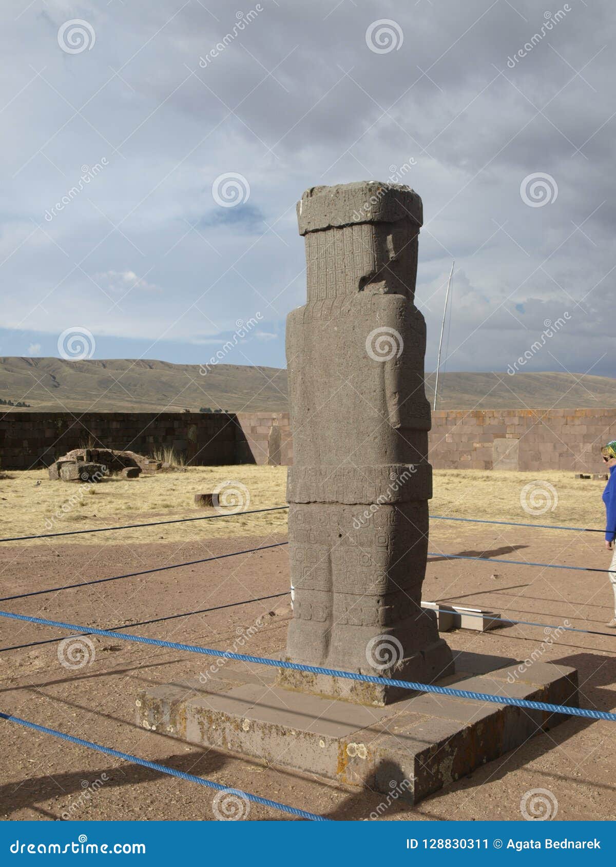 Ancient Sculpture in Bolivia Ancient Ruins Stock Image - Image of stone ...