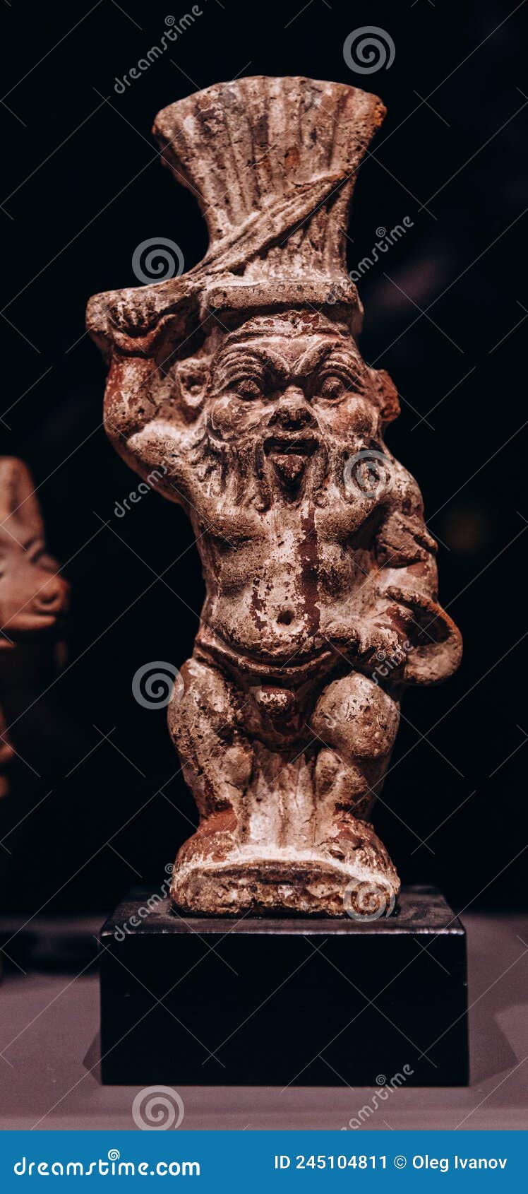 Ancient Sculpture of a Demon in the Pushkin Museum Stock Image - Image ...