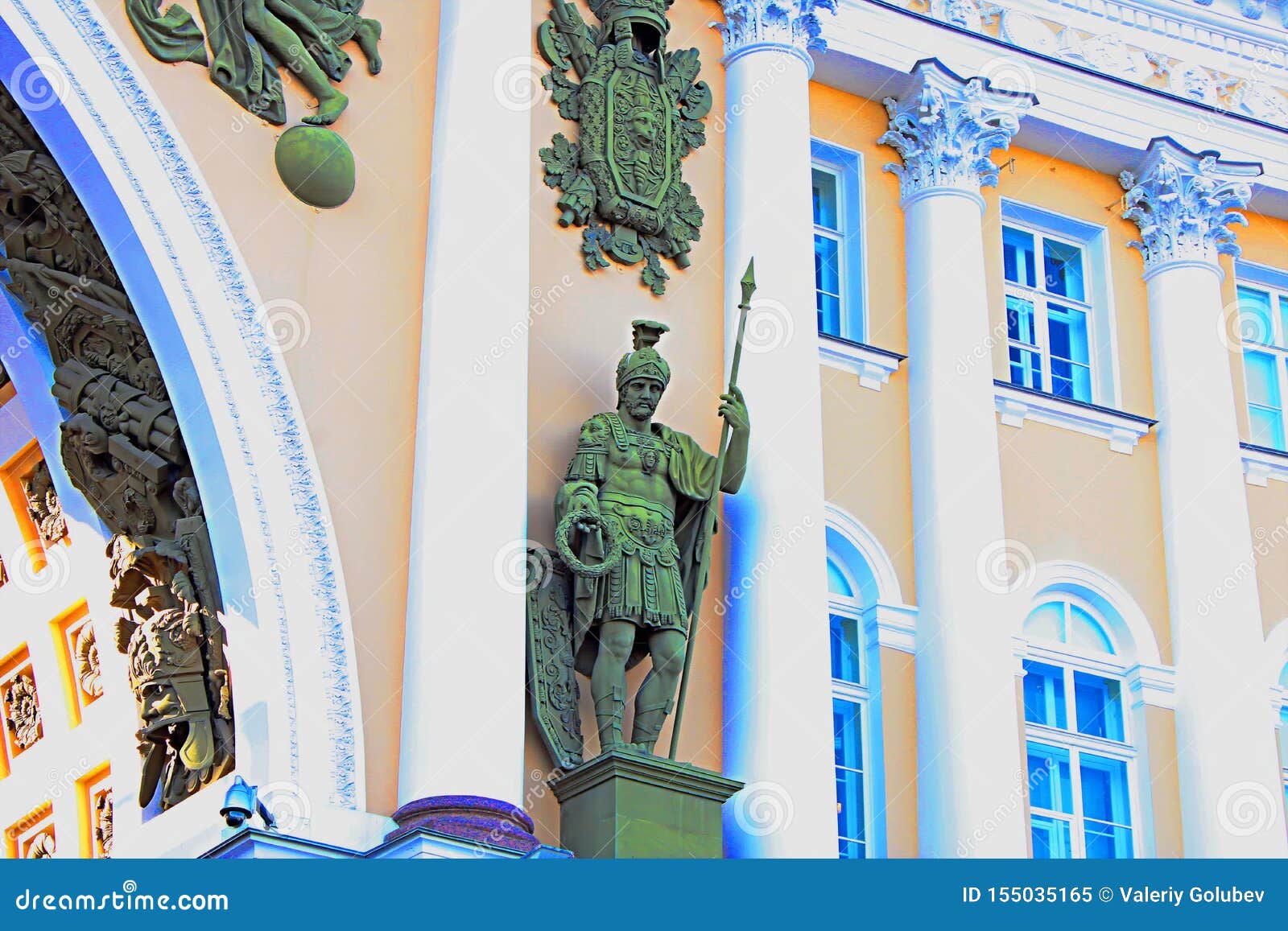 Ancient Sculpture on the Facade of the Building Stock Image - Image of ...