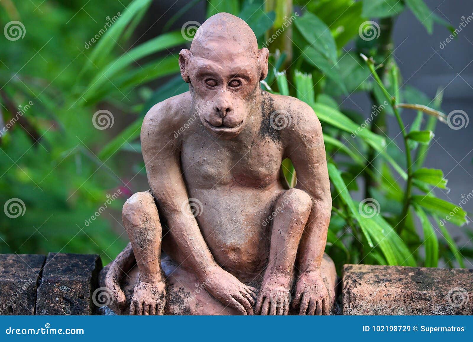 Ancient Sculpture of a Sitting Creature Stock Image - Image of antique ...