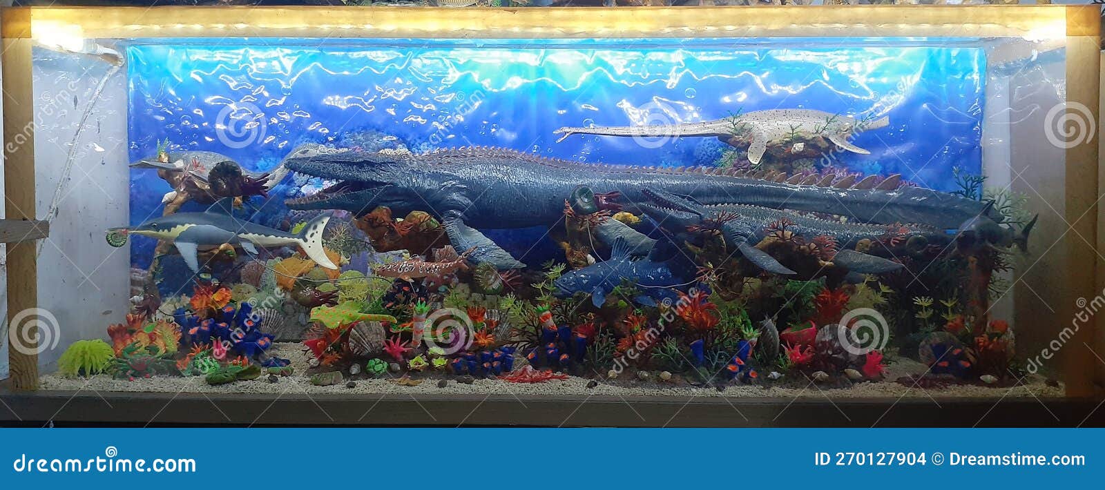 Ancient Sea Creatures Diorama Stock Photography | CartoonDealer.com ...