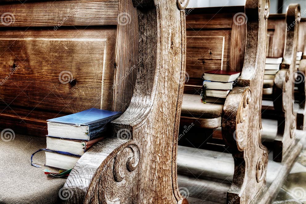Ancient seats stock image. Image of church, architecture - 13037689