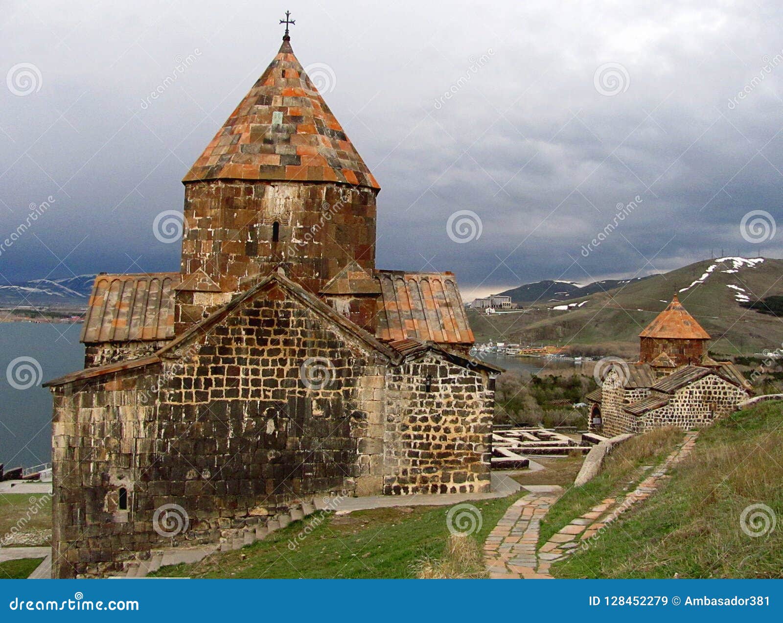 The Ancient Sevanavank Monastery, Sevan, Armenia Editorial Stock Image ...