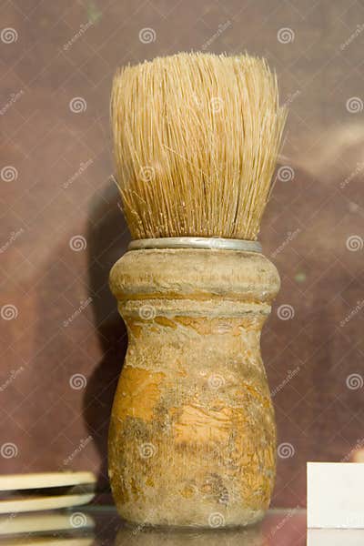 Ancient shaving brush stock image. Image of history, retro - 307959